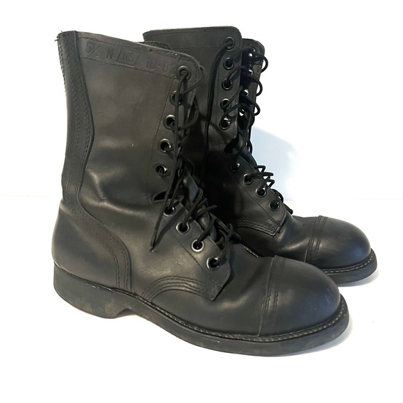 Altama | Shoes | Altama Ansi Black Leather Combat Boots Size 55 N Ns ...
